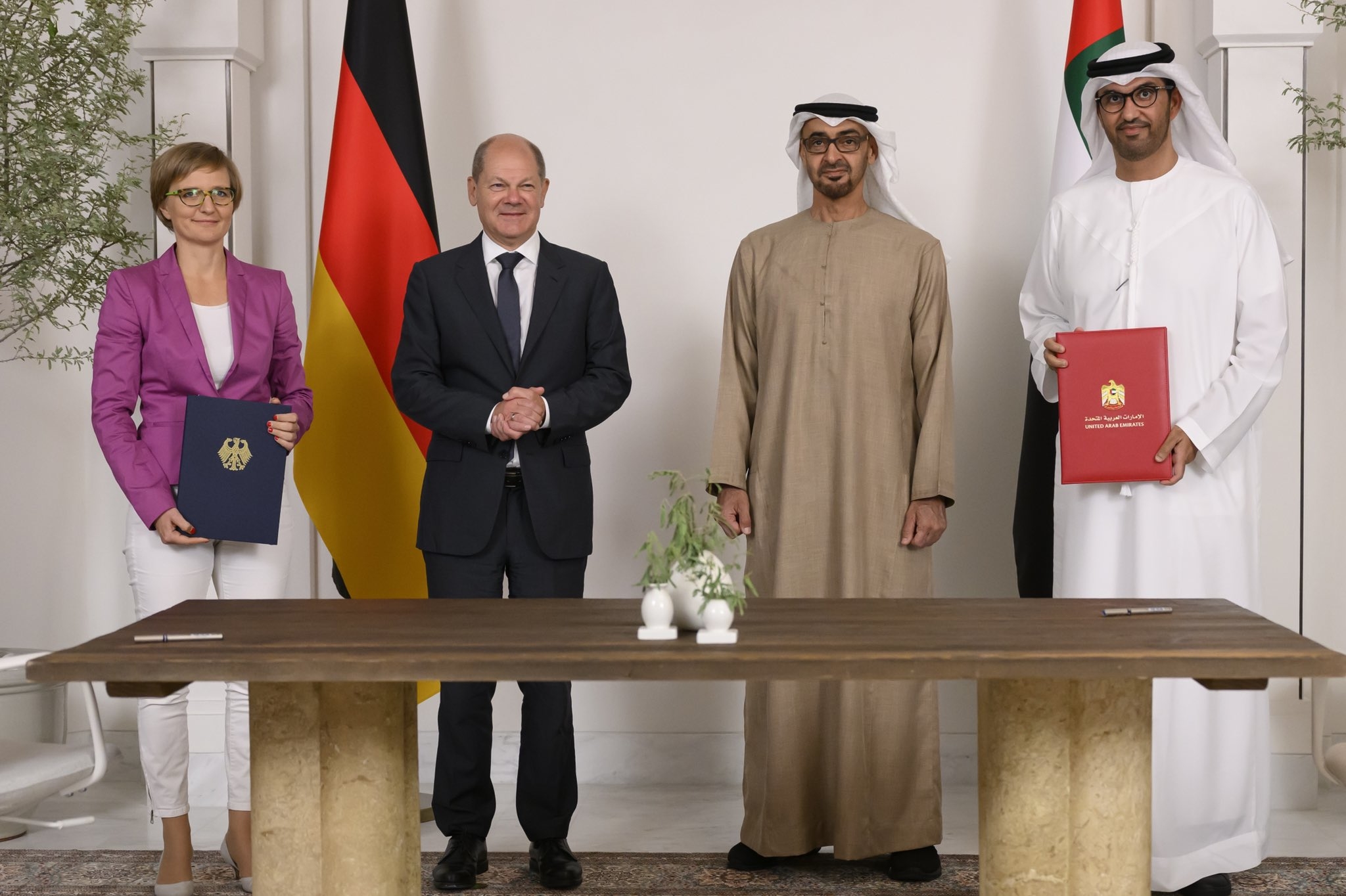 UAE President and German Chancellor witness signing of Energy Security ...